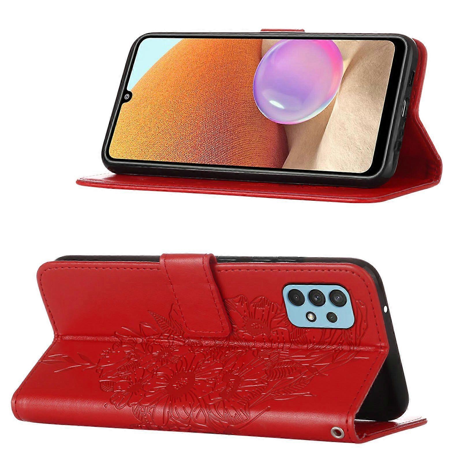 Case for Samsung Galaxy A32 4G Flip Case Cover Premium Leather ...