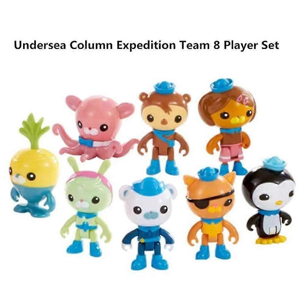 Kids Gifts 8pcs/set The Octonauts Figures Octo Crew Pack Playset Action ...