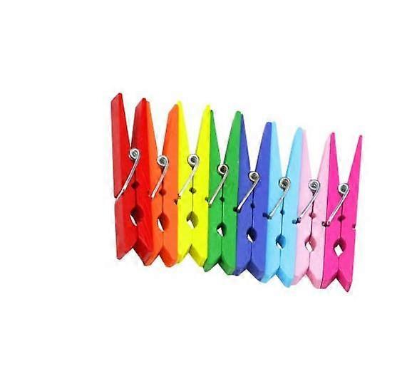 Clothespins, 50 Pack Clothespins For Washing Lines, Laundry Clips With ...