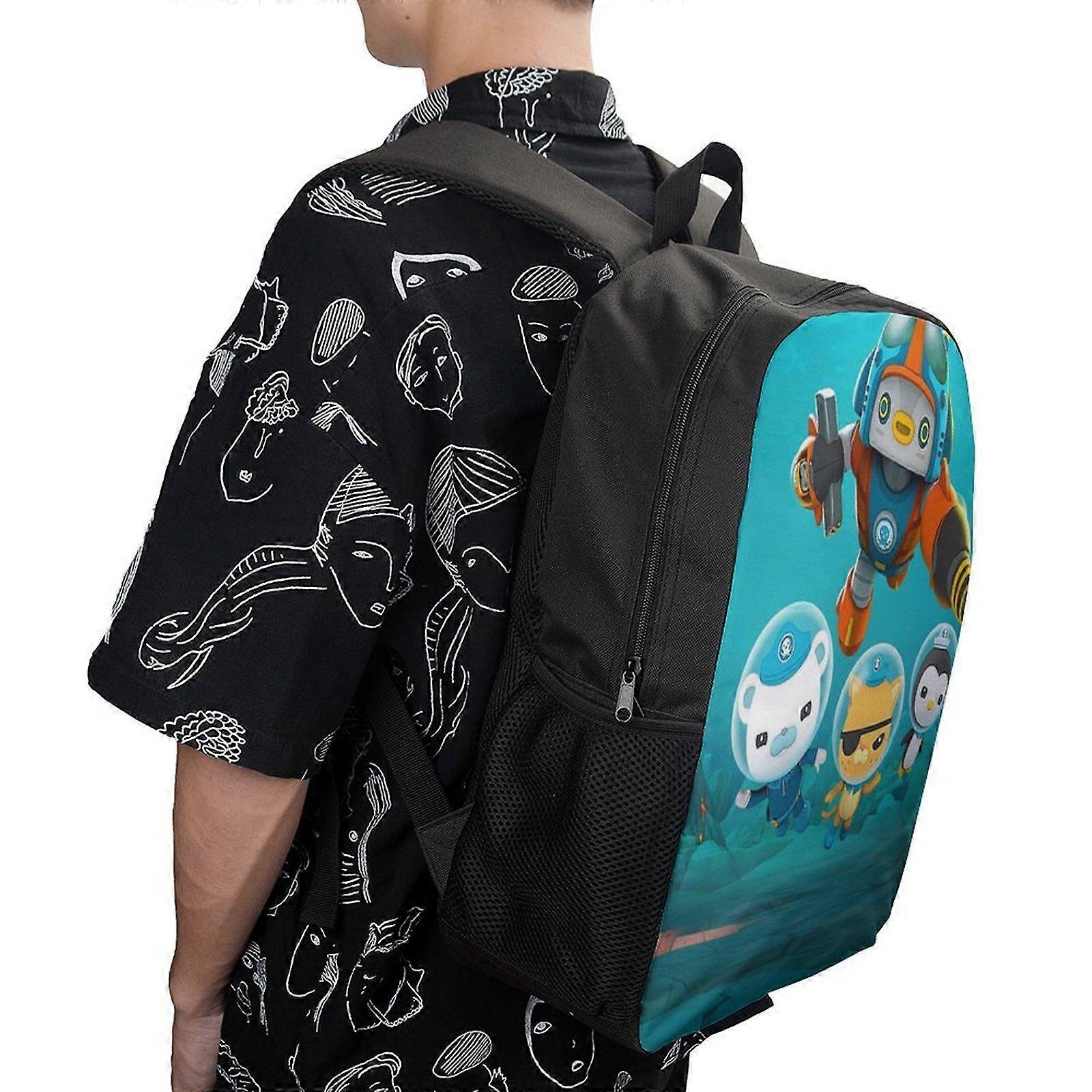 i106 The Octonauts Cartoon Backpack Casual Daypack School Bag Backpack ...