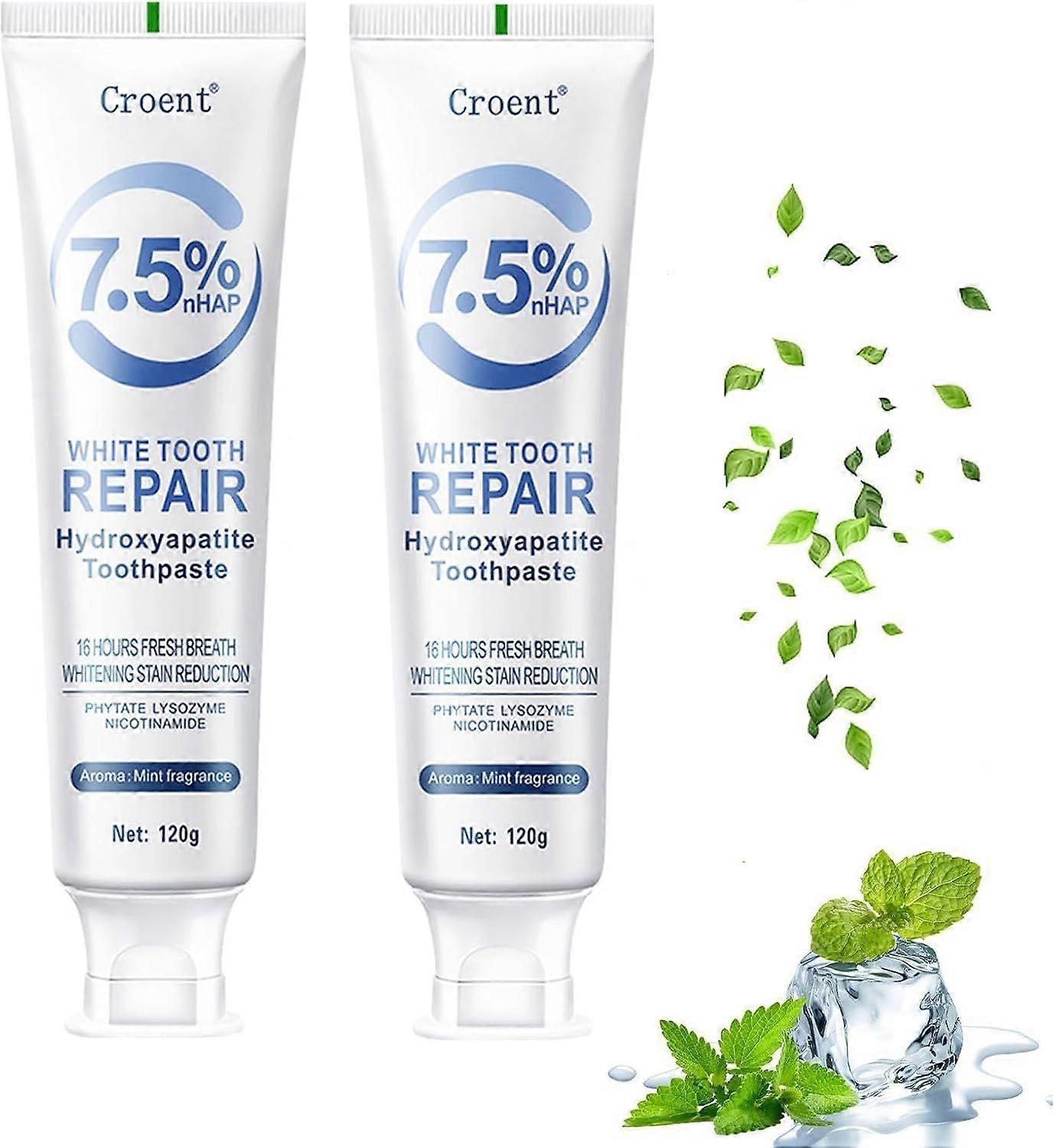 Hydroxyapatite Toothpaste, Enamel Protection and Tooth Strengthening ...