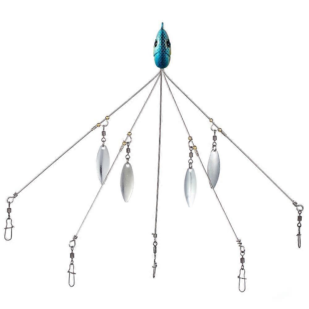 Bassdash Umbrella Fishing Rig 5 Arm Alabama Rig Head Sinking Jig Group ...