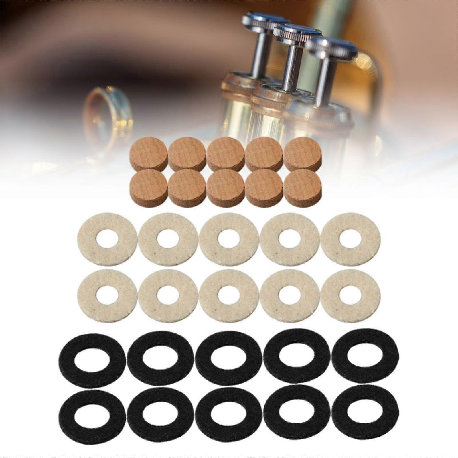 Trumpet Repair Kit Trumpet Top Cap Felt Pads for Cornet Musical ...