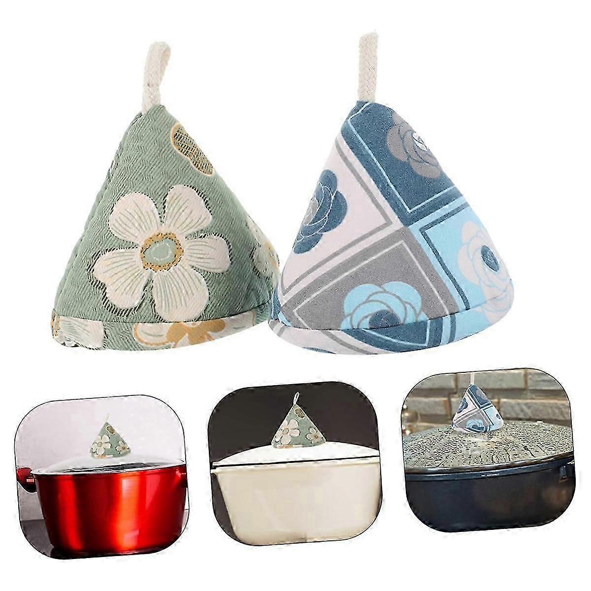 Pot Lid Cap Triangular Pot Cap Heat Insulation Pot Handle Cover Pot Ear ...