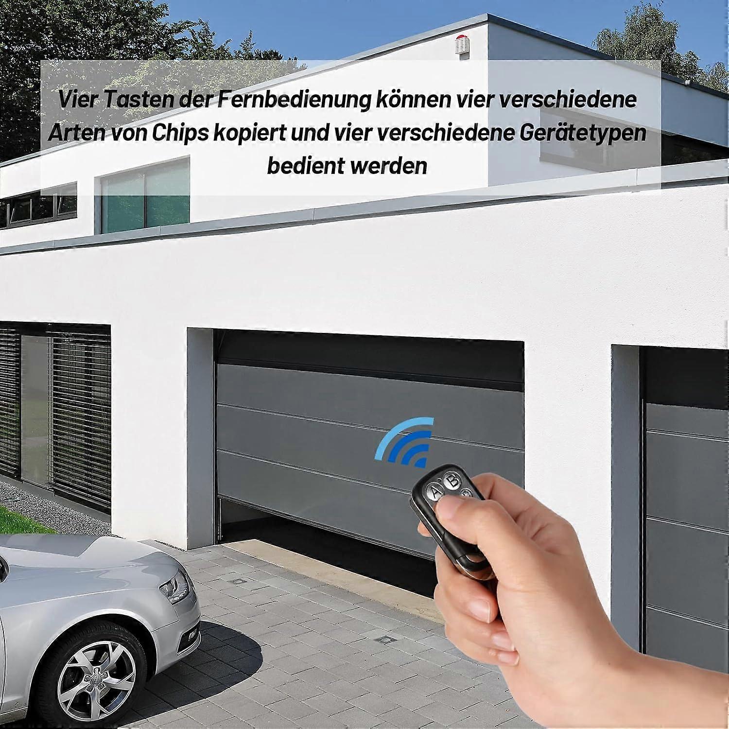 4 Pack Automatic Door Remote Control, 433.92Mhz Frequency, Fixed Code Remote Control, Can Copy ...