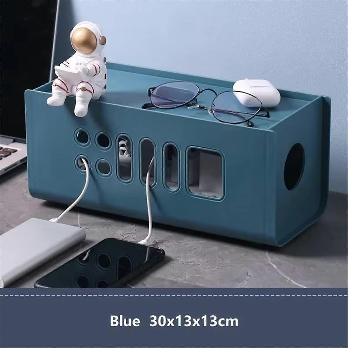 Cable Organizer Box for Desk - Electric Socket Storage, Power Cord ...