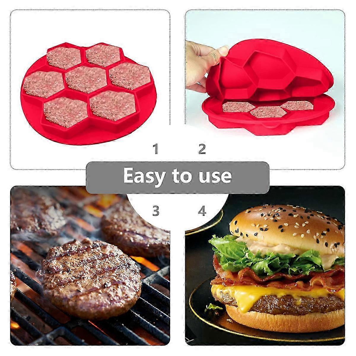 Hamburger patty making mold Hamburger freezer storage container ...