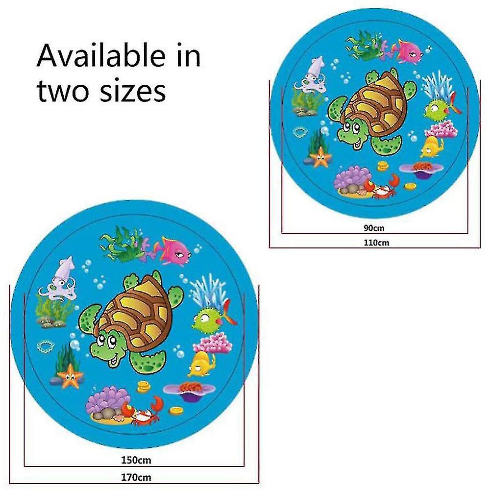 Water Inflatable Spray Mat Outdoor Play Pad, Pvc Lawn Play Mat,110cm ...