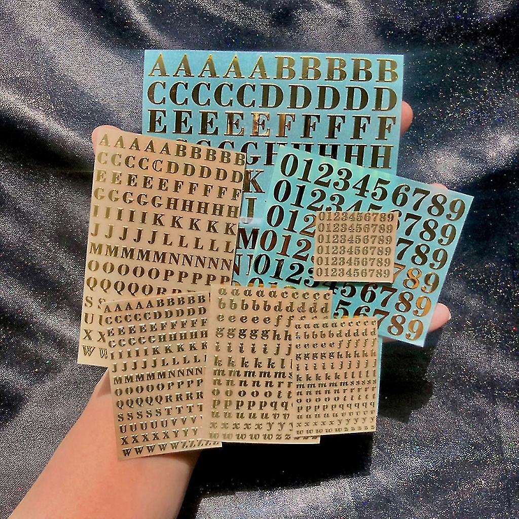 Small Epoxy Alphabet Lower Case Letters Stickers For Kids Art Craft Diy ...