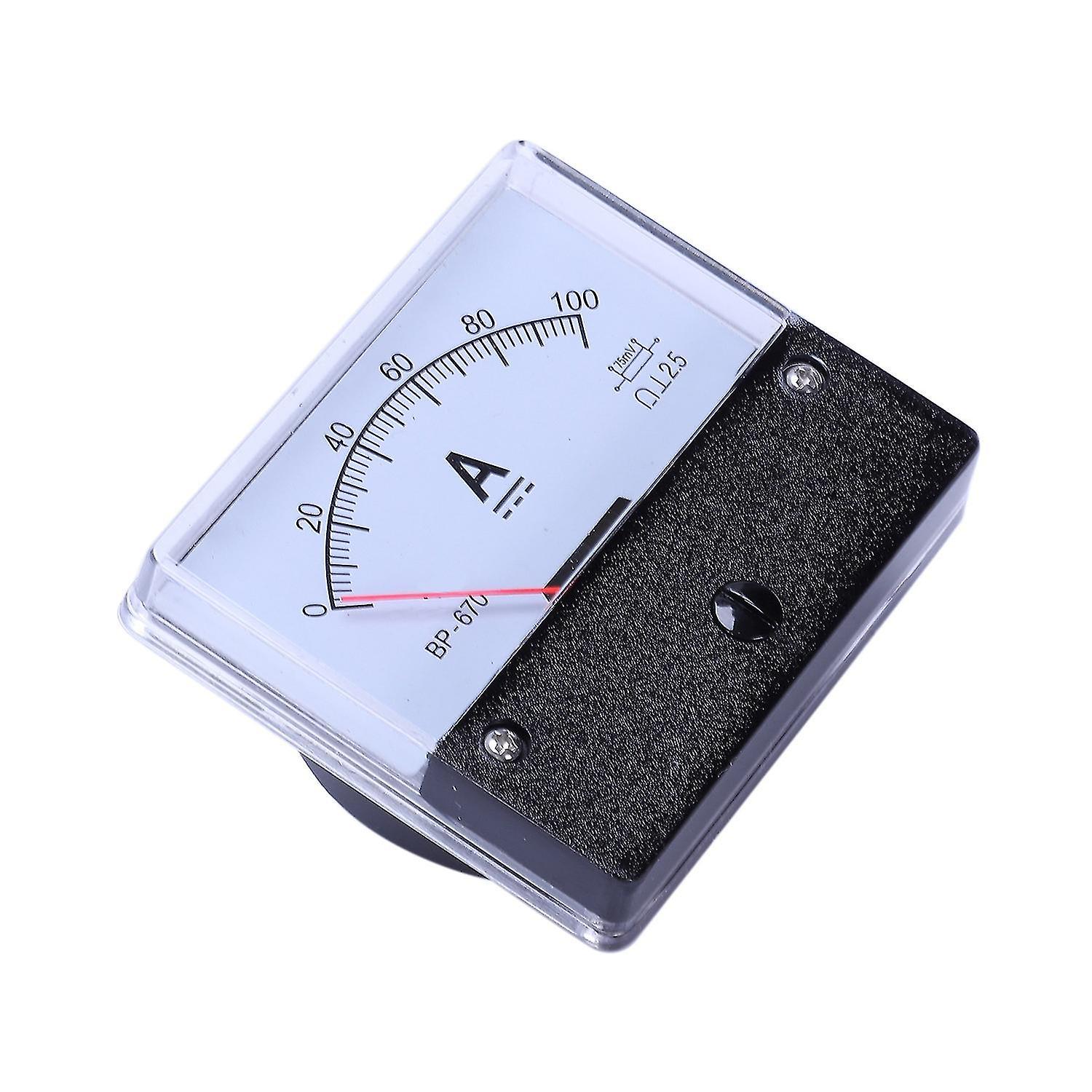 Dc 100a Analog Panel Current Counter Ammeter Meter -670 | Fruugo UK