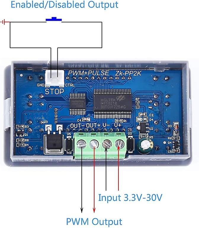 Zk-pp2k Function Signal Generator, Pulse Frequency Generator 8a Driver Module Lcd Pulse ...