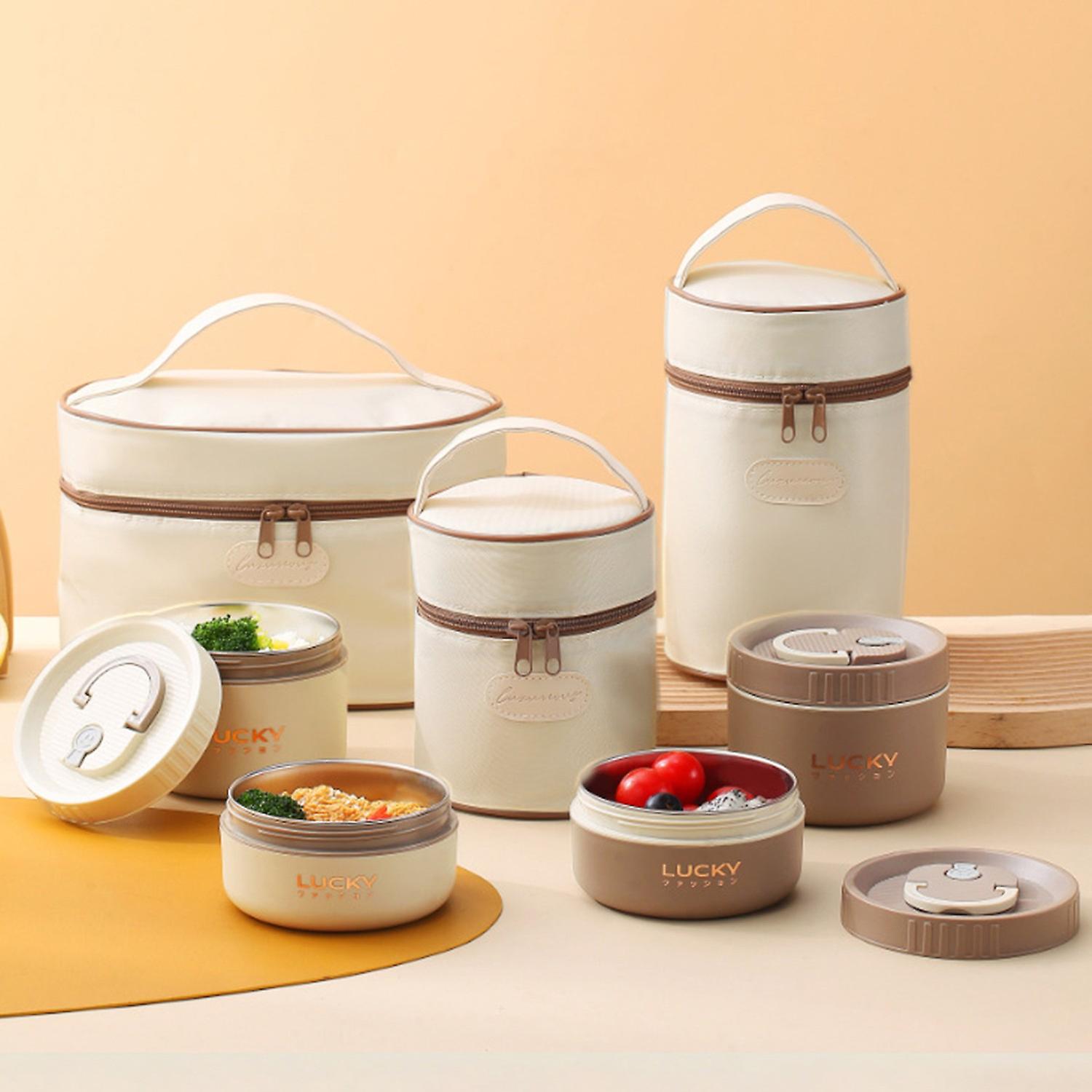 1/1 Set Lunch Box Micro-Wave Safe Breathing Holes Keep Warm Bento Box ...