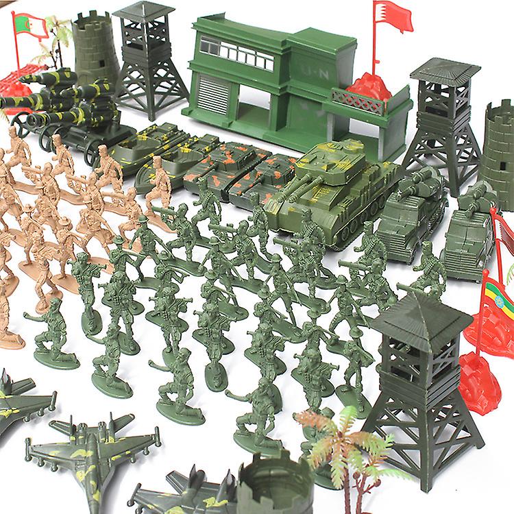 122 Pieces Army Action Figures Set, Military Play Set with Soldiers ...