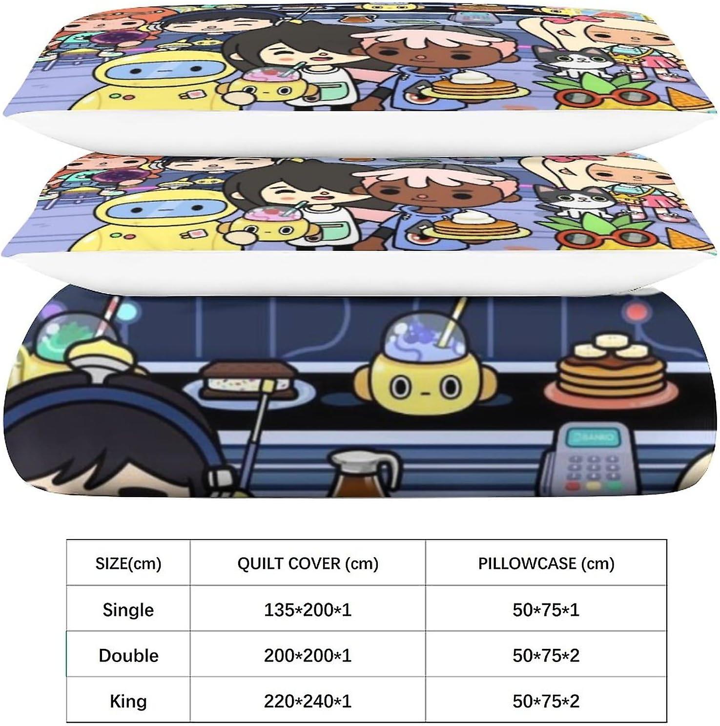 Entemah Toca Life World 3D Three-dimensional Digital Print Duvet Cover ...