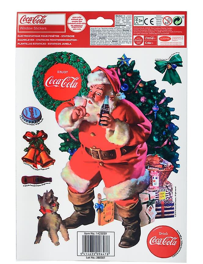 Coca-Cola Window Decorations 30 x 20 cm | Fruugo UK