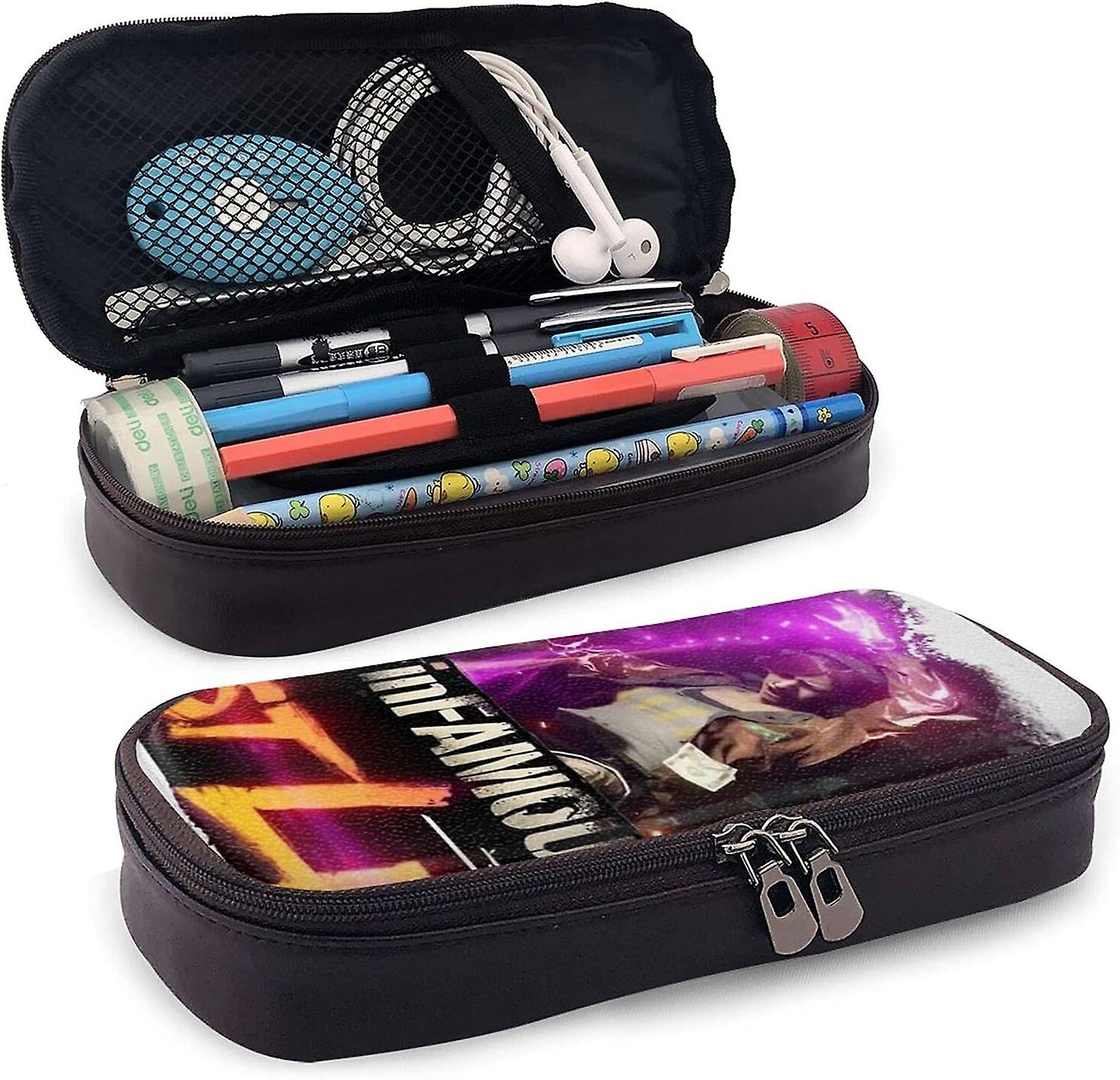 Fortnight Battle Royal Big Capacity Pen Case Leather Pencil Case ...