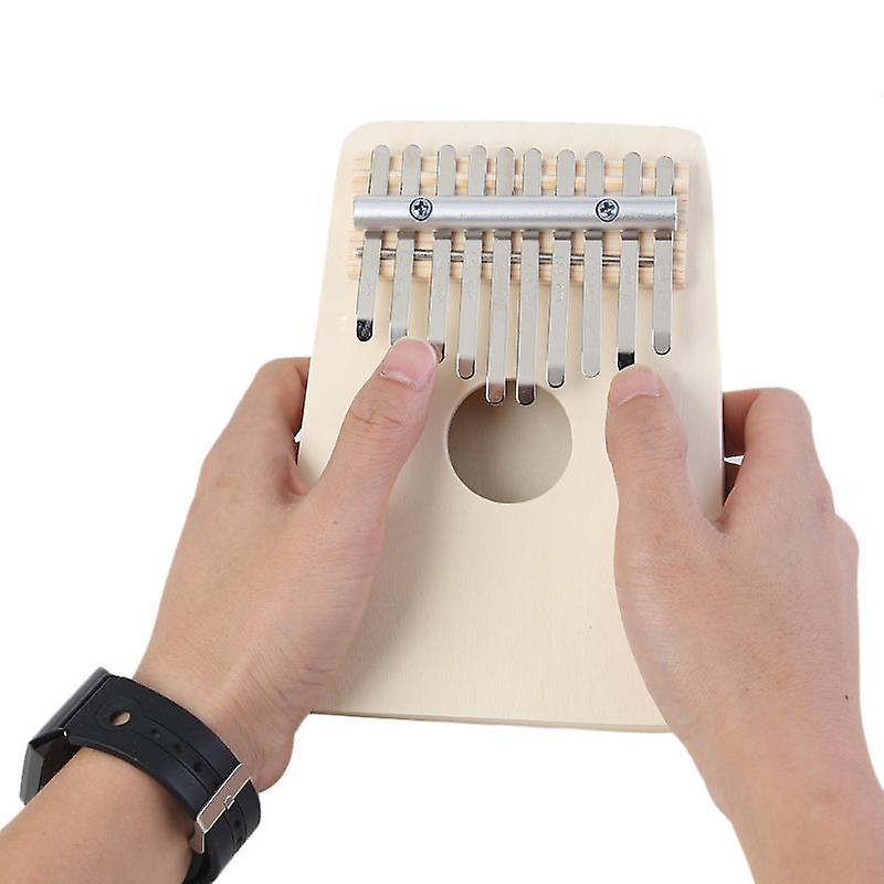 10 Keys kalimba diy kit basswood thumb piano handmade set musical ...