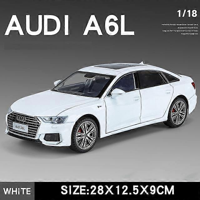 1/18 A6L Toy Car Model Alloy Diecast 6 Doors Opened with Sound Light ...