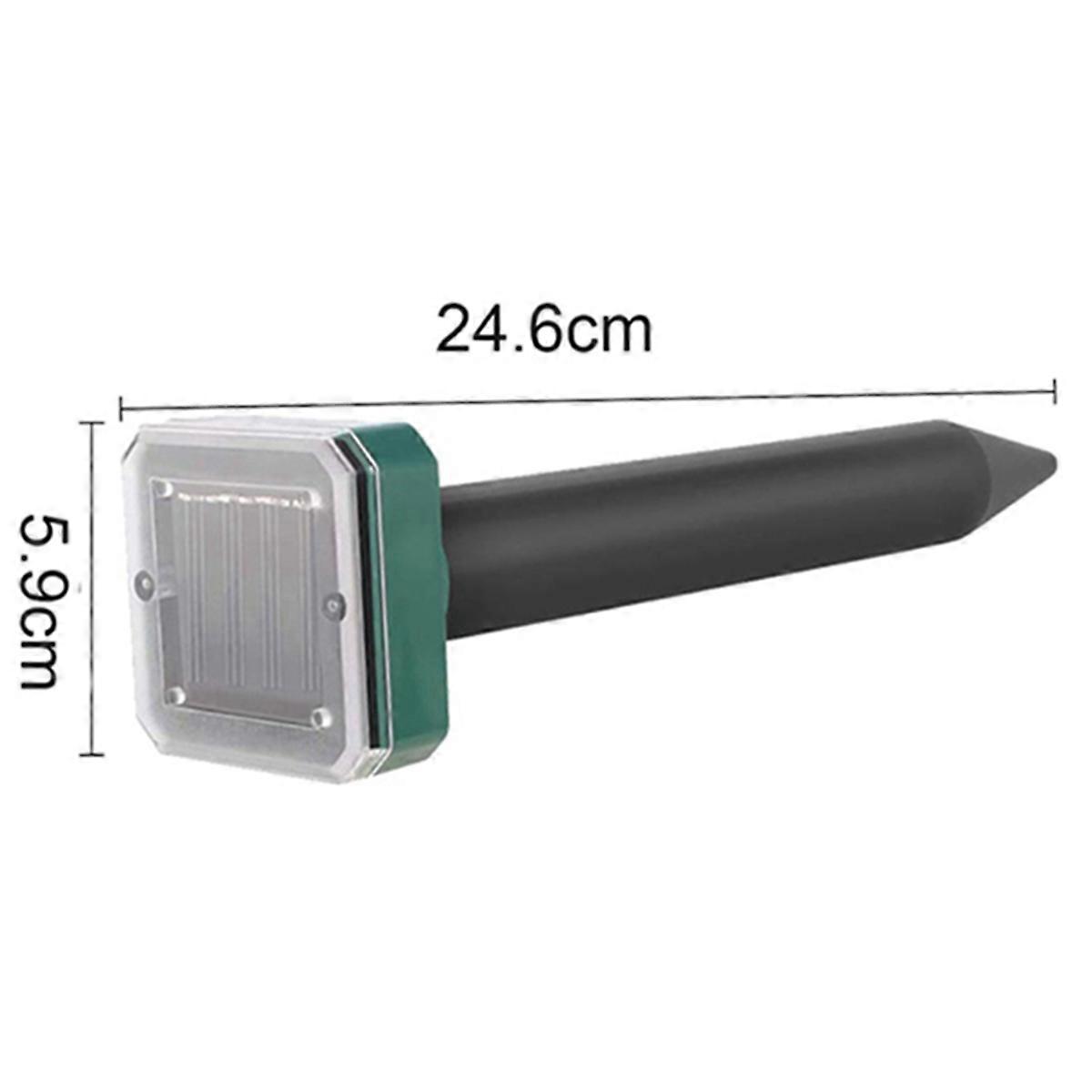 12 Packs Outdoor Solar Ultrasonic Vibration Repeller Snake Repeller ...