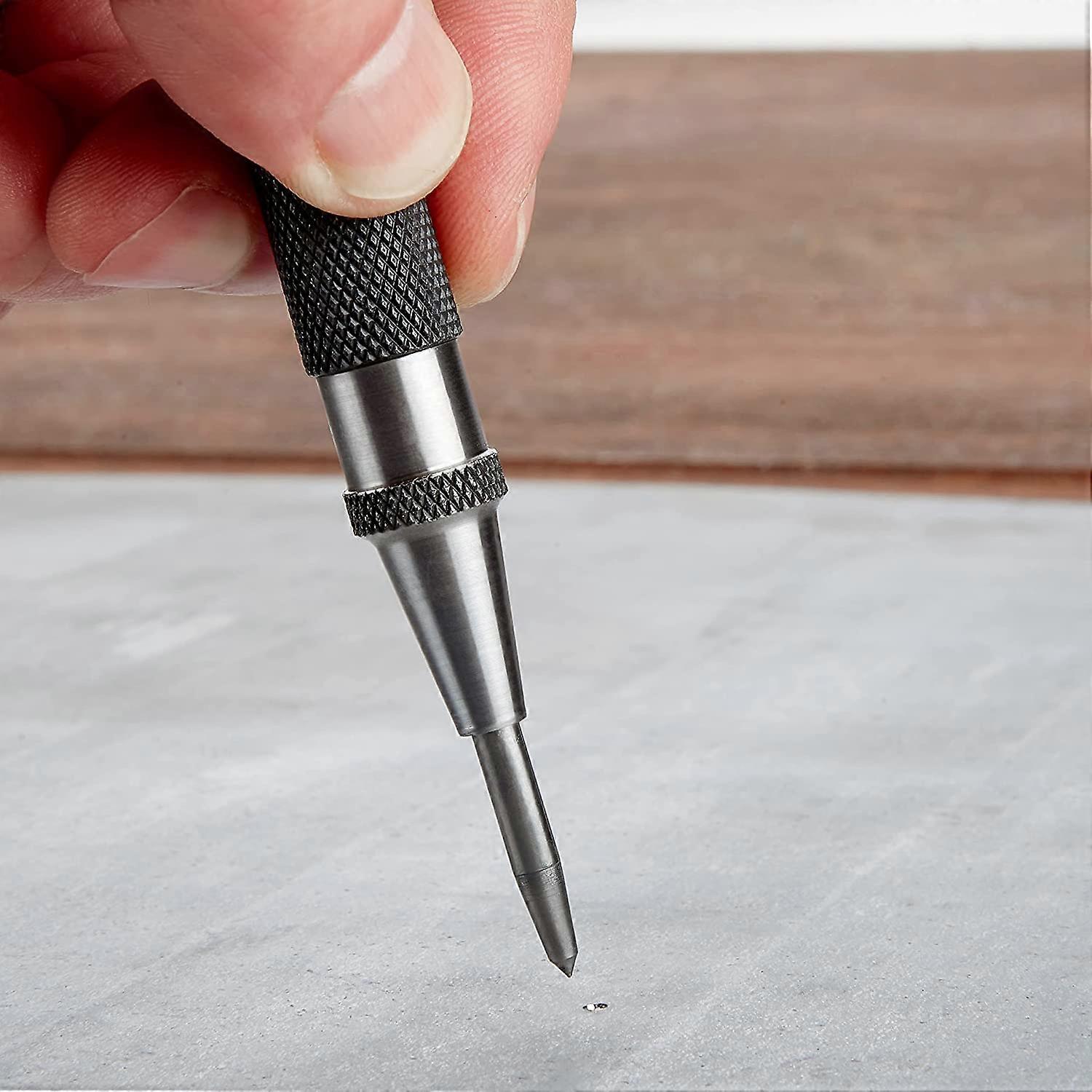 Heavy Duty Automatic Center Punch with Hardened Steel - Pack of 2 ...