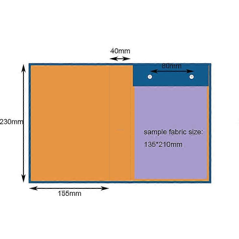 Stack Book Full Cover Fabric Samples Cards Holder Textile Material ...