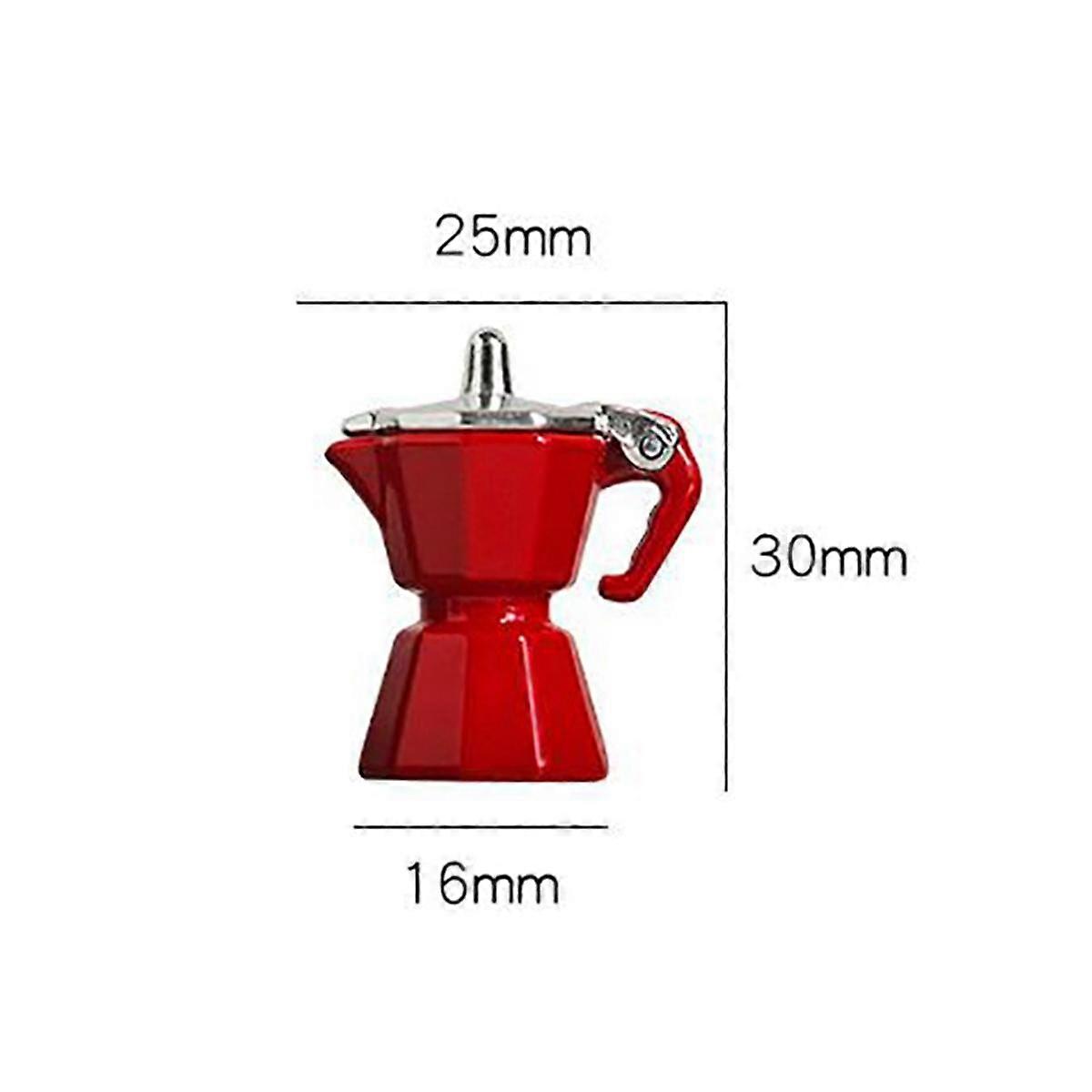Miniature Scene Toy Simulation Mini Coffee Pot Doll House Coffee ...