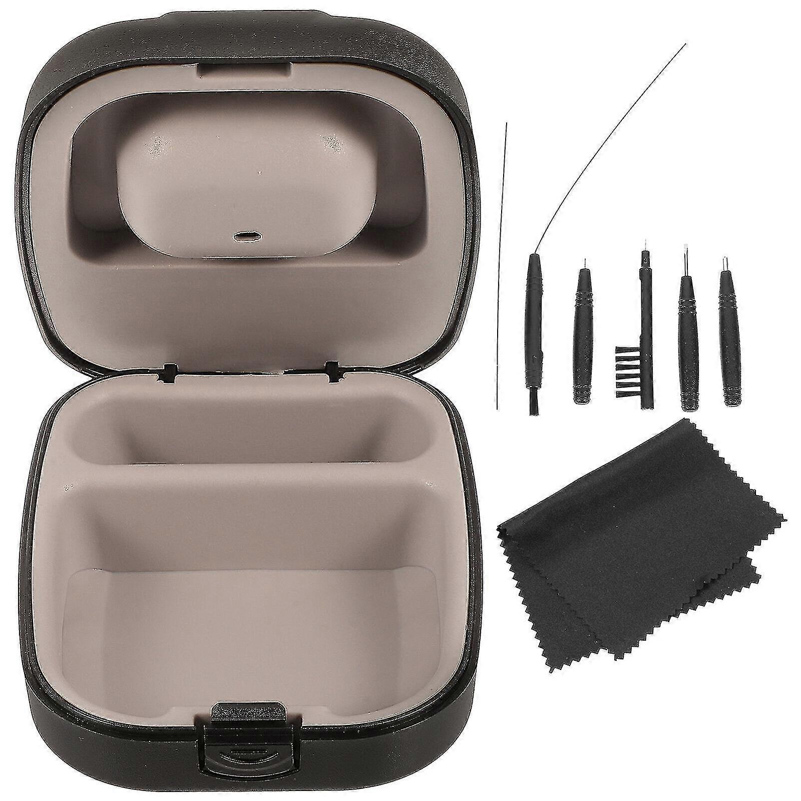 1 Set Of Hearing Aid Cleaning Tools Portable Hearing Aid Cleaner Kit ...
