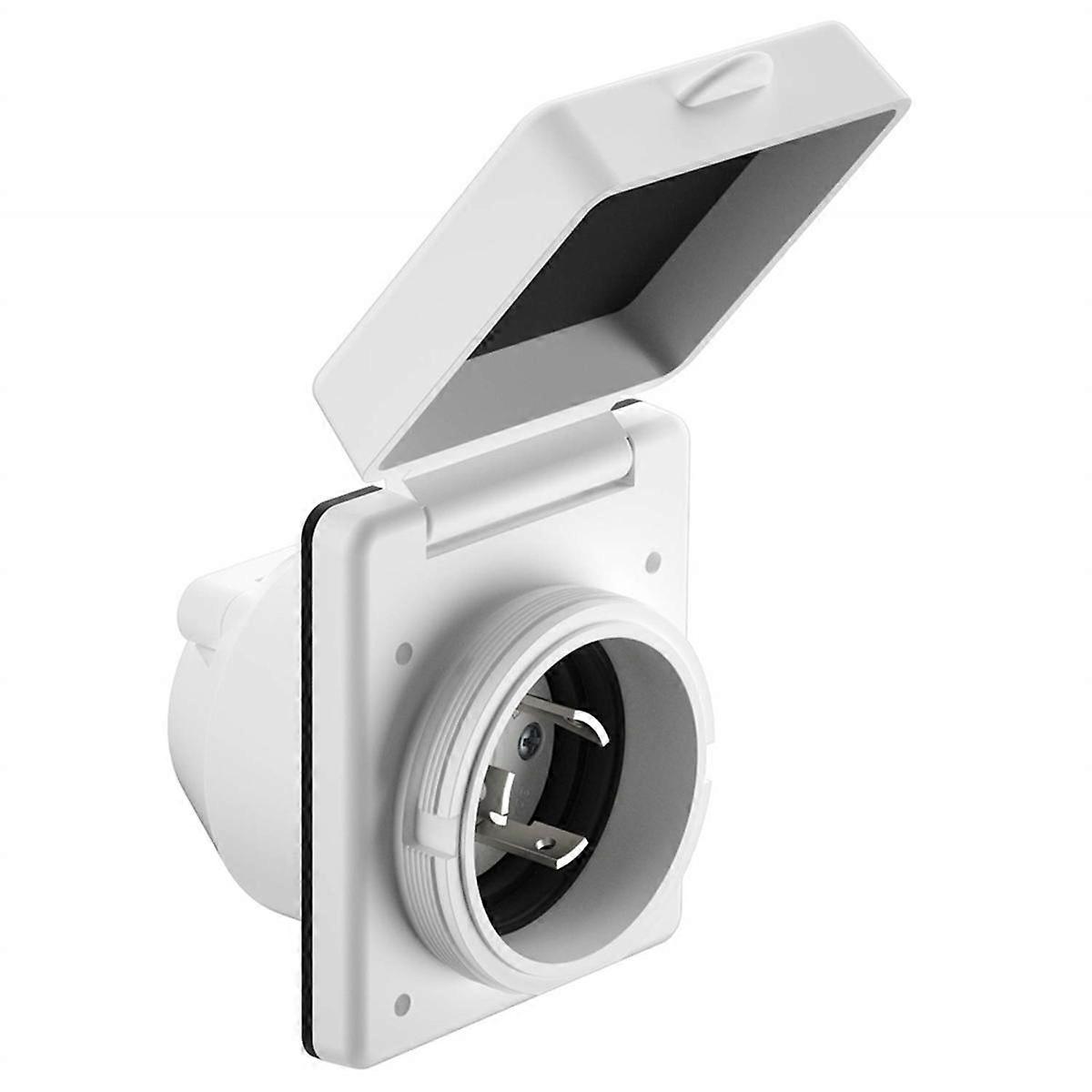 30A RV Plug Twist Lock Inlet,Shore Power Inlet Plug 125V/250V RV Power ...