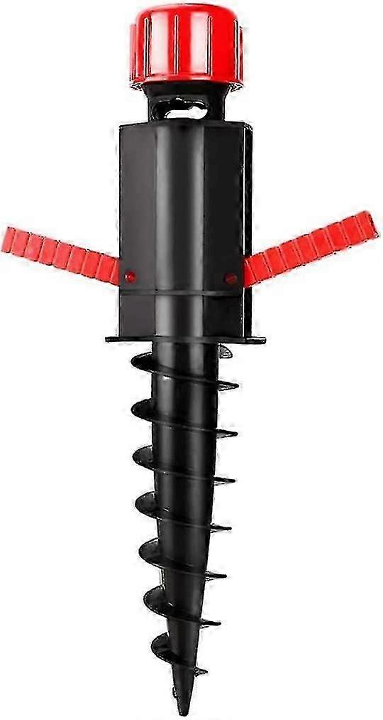Beach Umbrella Sand Anchor Adjustable Parasol Safe Screw Nail Spiral ...