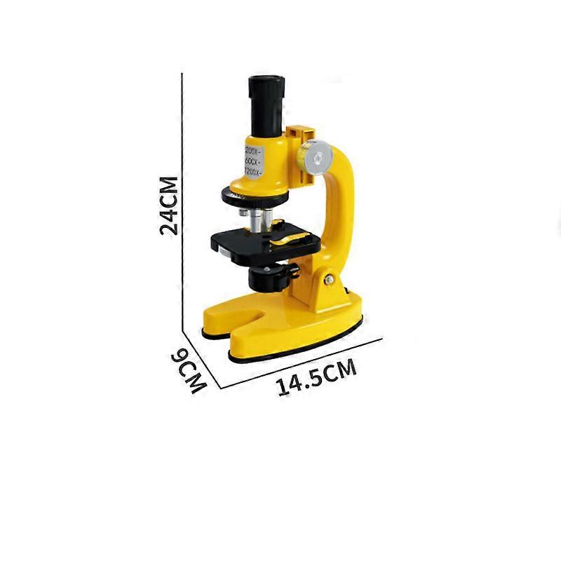 Hd 1200x microscope toy set primary school biological science ...