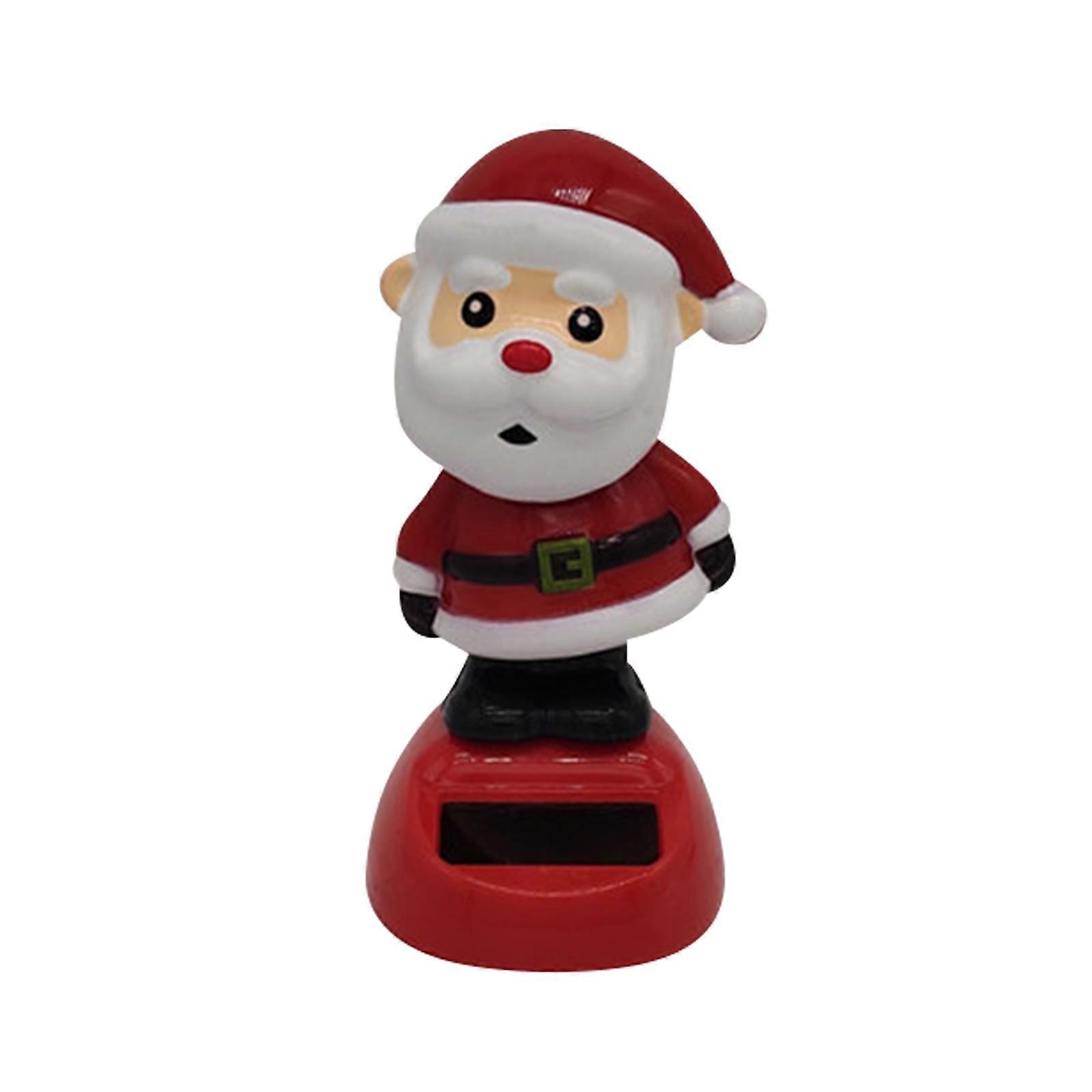 Solar Power Santa Claus Toy Automatic Santa Swing Ornament Christmas ...