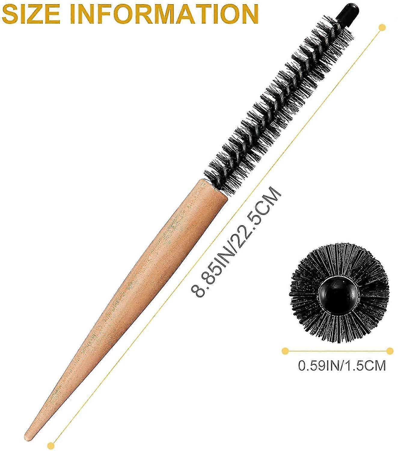 Small Round Hair Brush Mini Round Comb Quiff Roller Comb Hair Styling ...