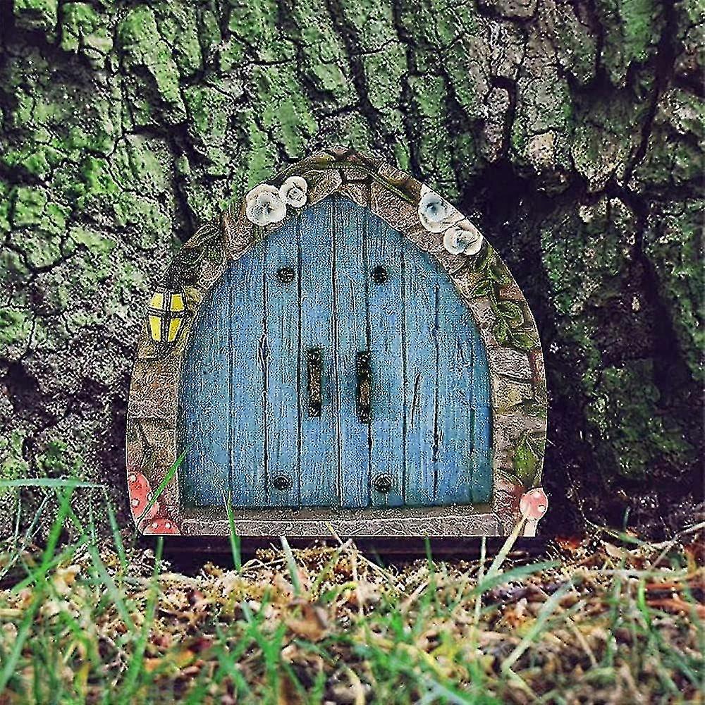 6pcs Wooden Fairy Door Miniature Fairy Door Mini Door Shape Wooden ...