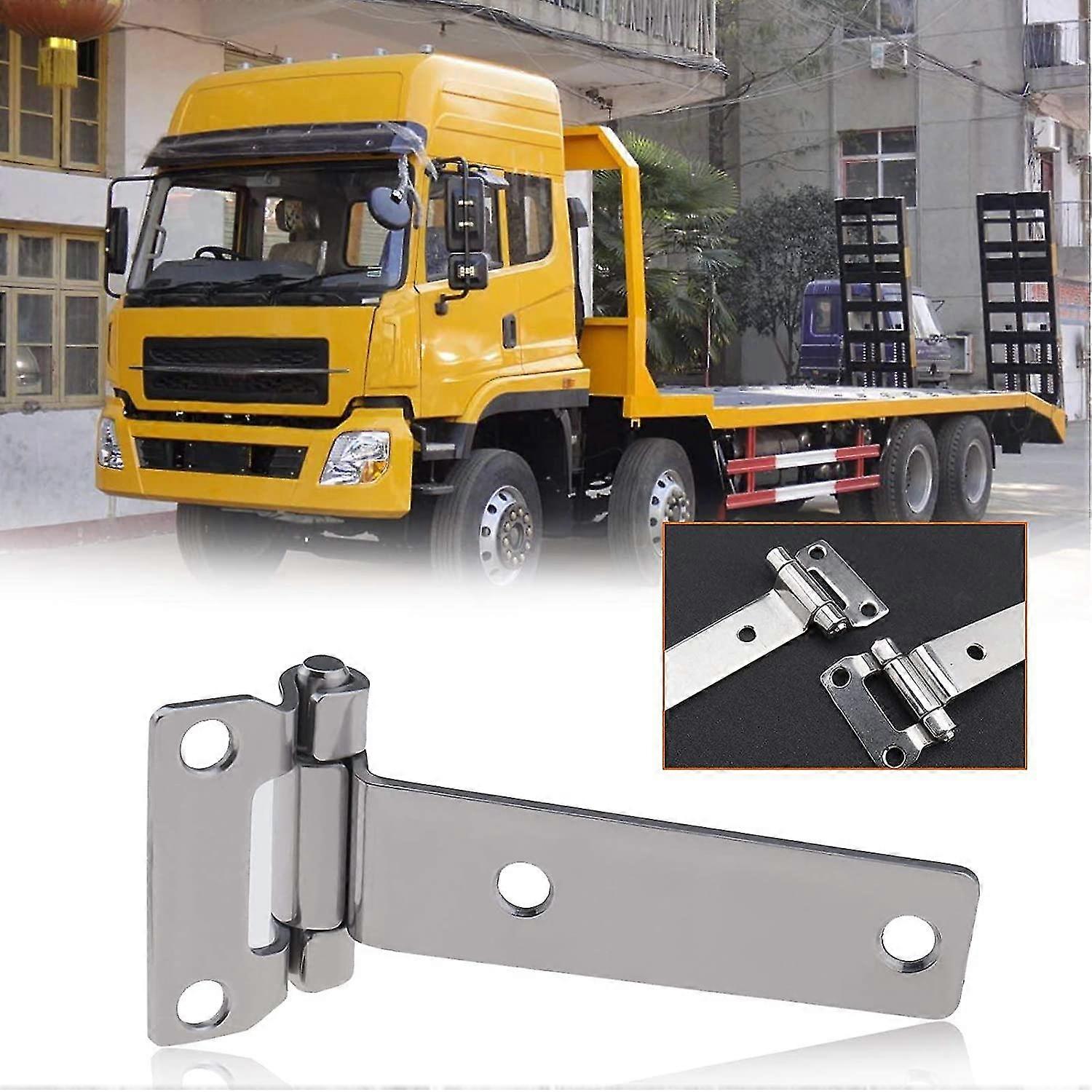 2pcs 304 Stainless Steel T Type Container Hinges For Truck Van Caravan ...