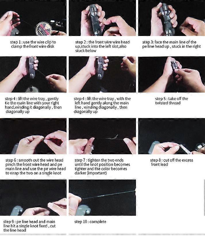 Electric Knot Assist Gt Fg Pr Knotter Braided Line To Leader Connection Winder | Fruugo UK