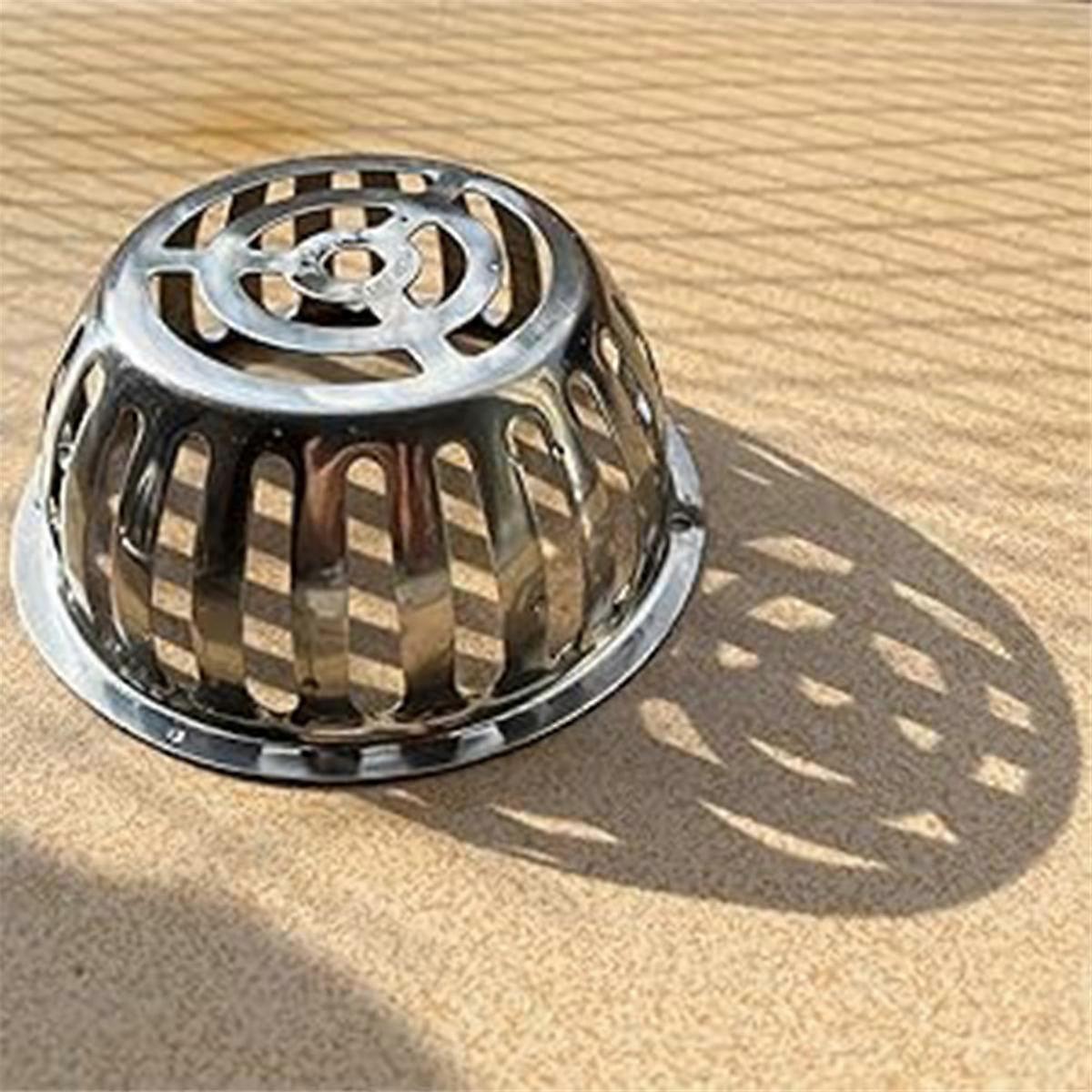 304 Stainless Steel Rooftop Floor Drain Cover Roof Balcony Sewer Filter ...