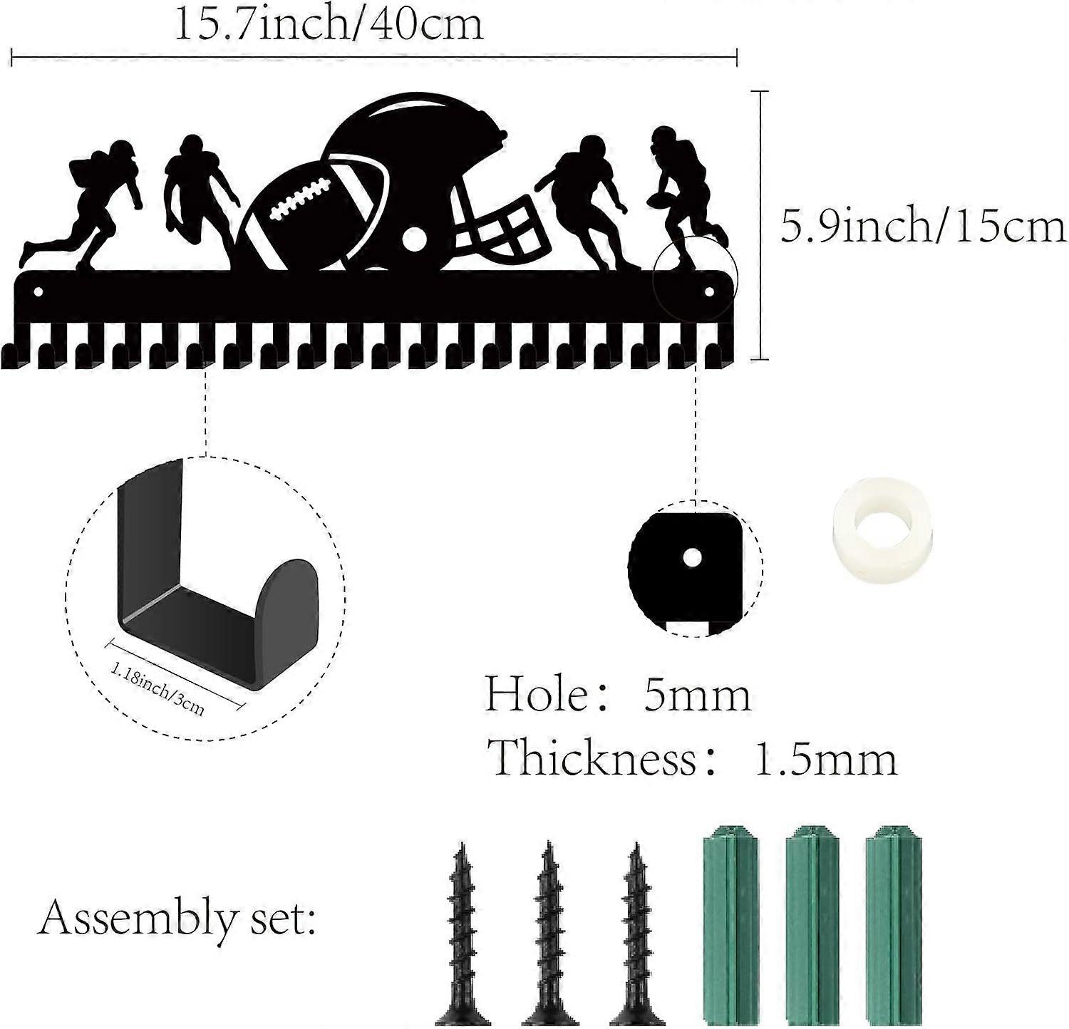Medal Hanger Rugby Medal Holder Racks Display Wall Mounted Hanging ...