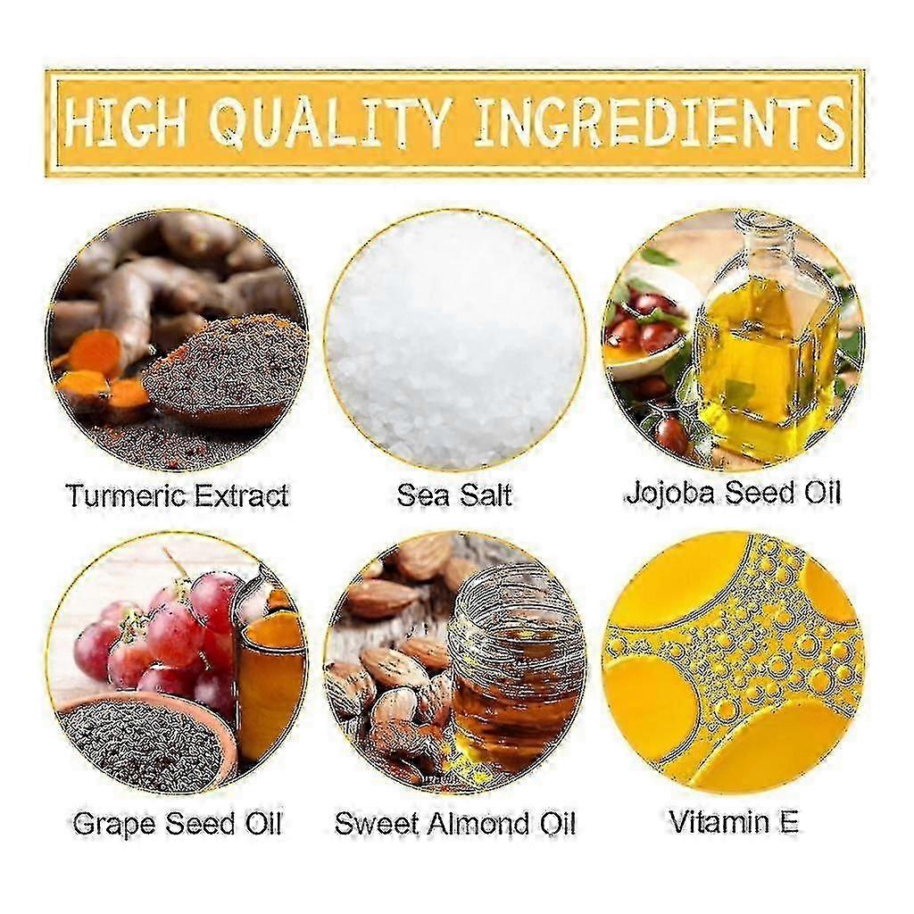 Eelhoe Body Scrub Turmeric Skin Brightening Scrub Lightening Whitening ...