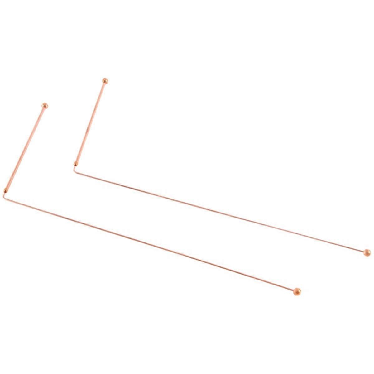 Copper Dowsing Rods, 99.9% Pure Copper Divining Rod for Tracing ...