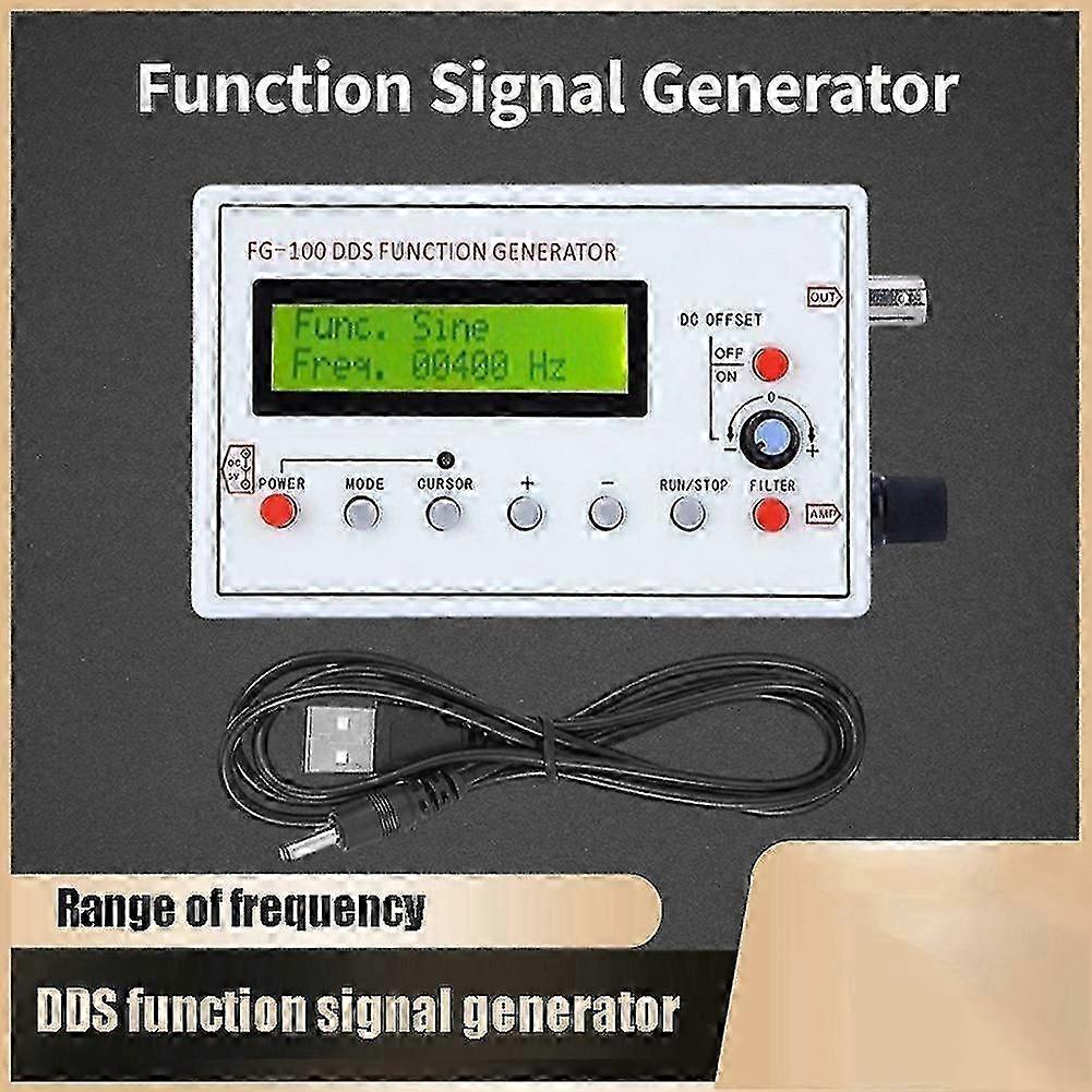 Dds Function Signal Generator Fg-100 1hz-500khz High Accuracy Waveform ...