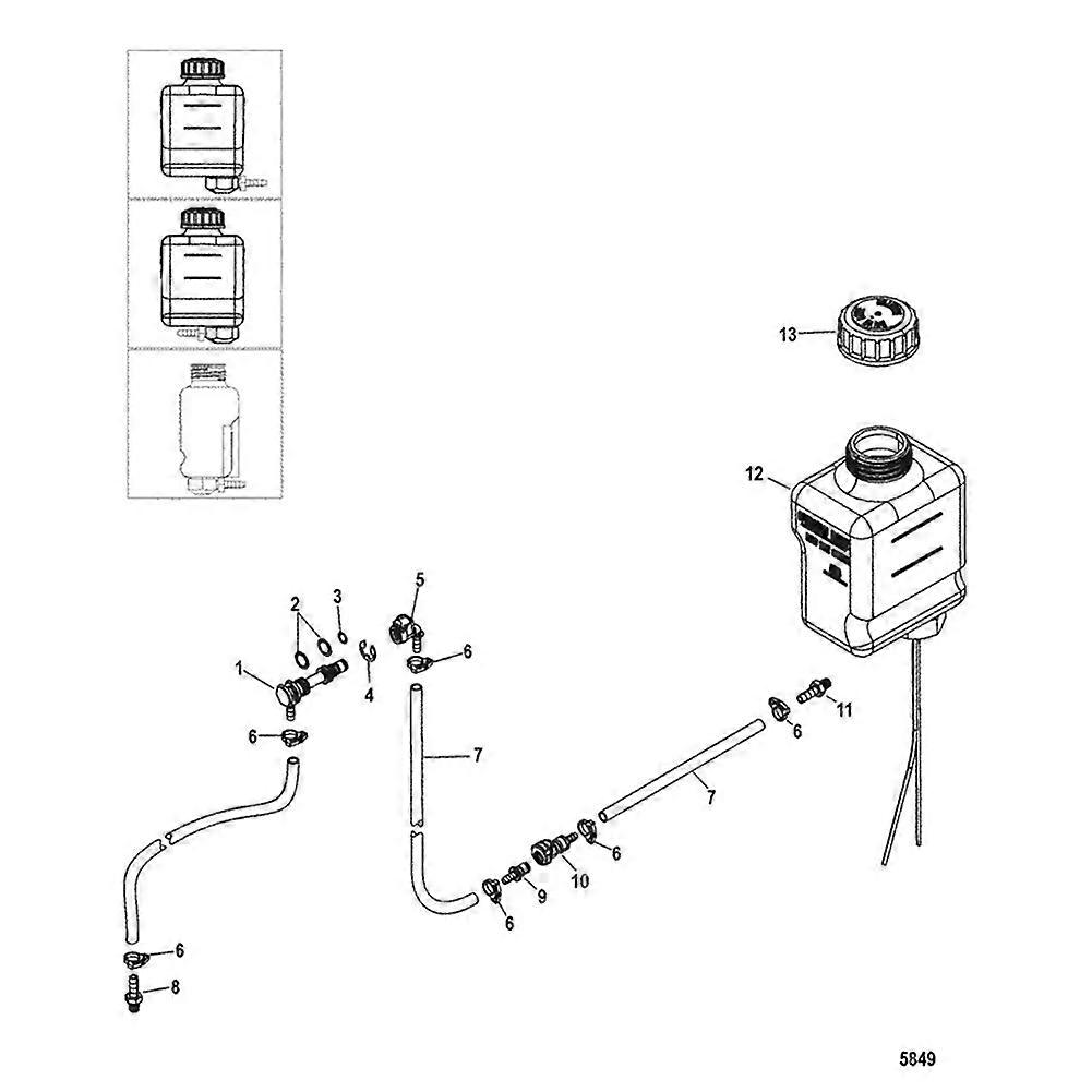 Gear Lube Fitting Kit for Mercruiser Fit to Alpha 1 Bravo 1 2 3 | Fruugo UK