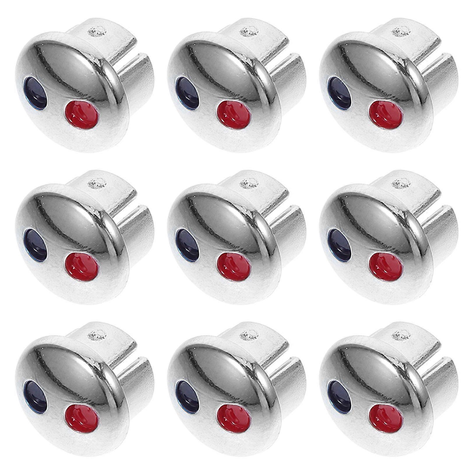 10pcs Hot And Cold Water Faucet Label Temperature Indicator Buttons ...