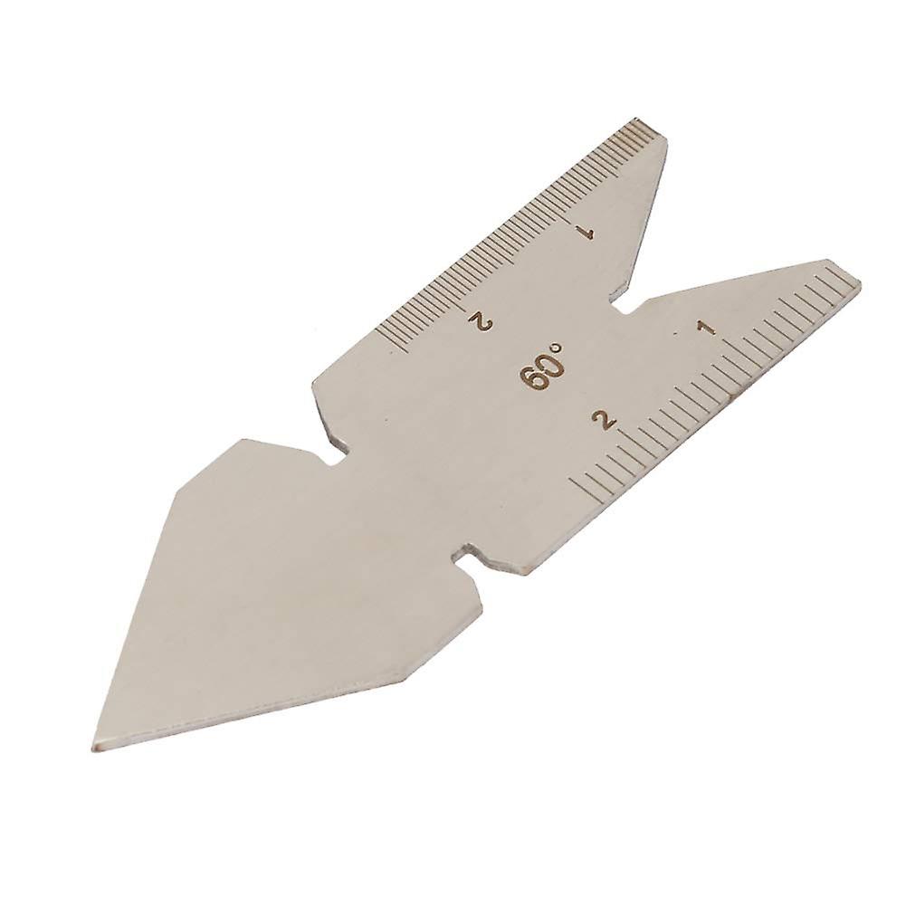 Center Fishtail Gauge Stainless Steel Thread Pitch Gauge Cutting Angle ...