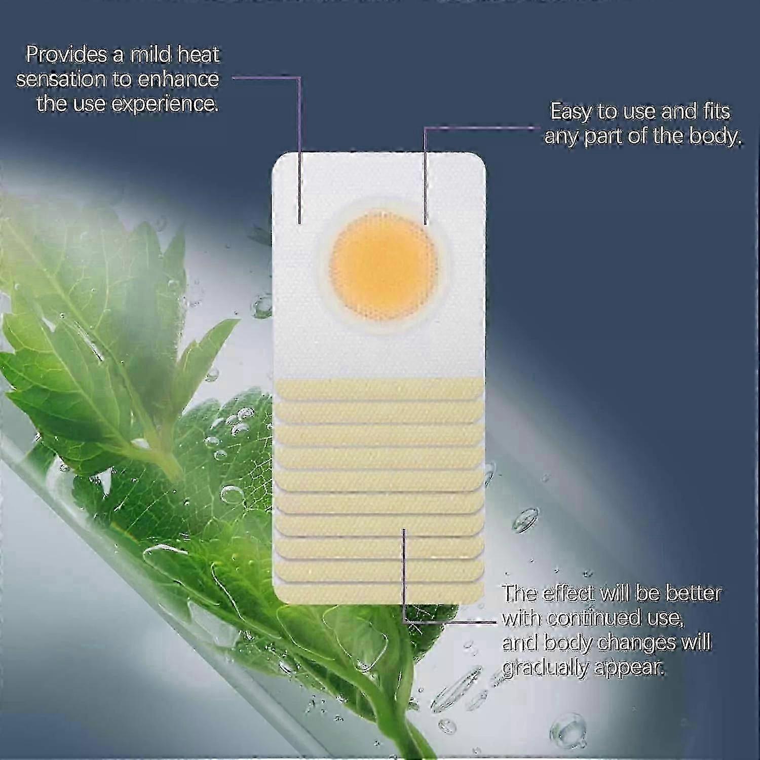 12pcs/box Natural Ingredients Patches Fast Burning Detox Stickers For ...