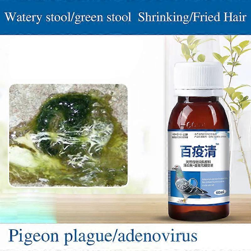 Green water stools, pigeon medicine, Newcastle disease, bursitis ...