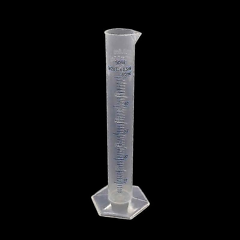 10/25/50/100/250/500ml Plastic Measuring Cylinder Graduated Cylinders ...