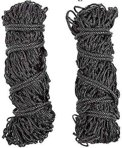 2 Pcs Slow Feed 42 Hay Net For Horses, (black)strong Small Soft 2x2 ...