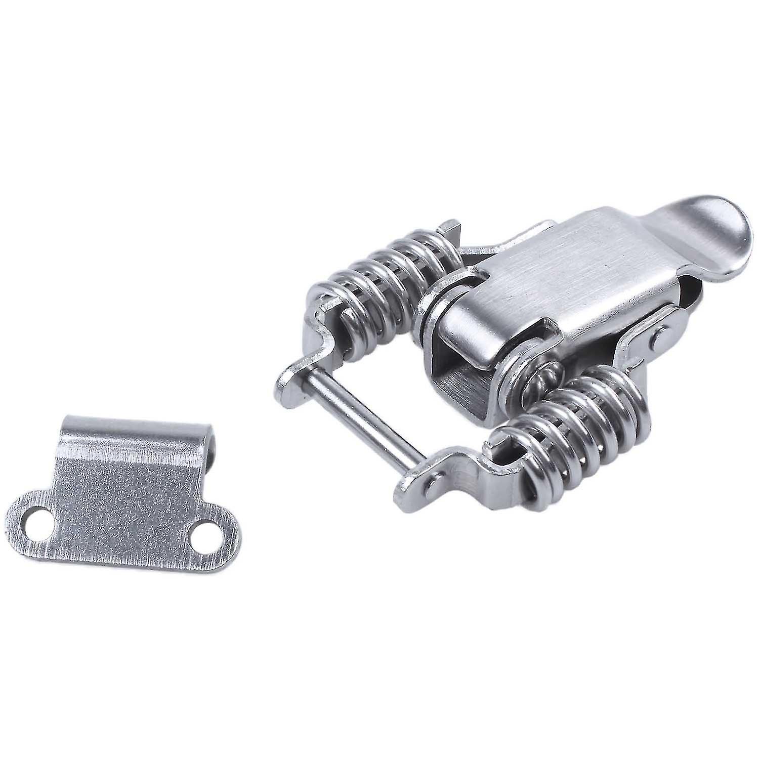 2x Toolbox Draw Compression Spring Toggle Latch Catch Clamp Silver ...