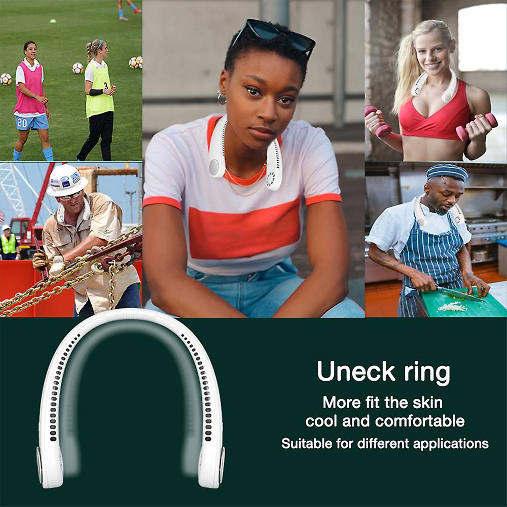 Portable 2-in-1 Neck Fan & Bt Headphone U-shaped Hand-free Air Cooler ...