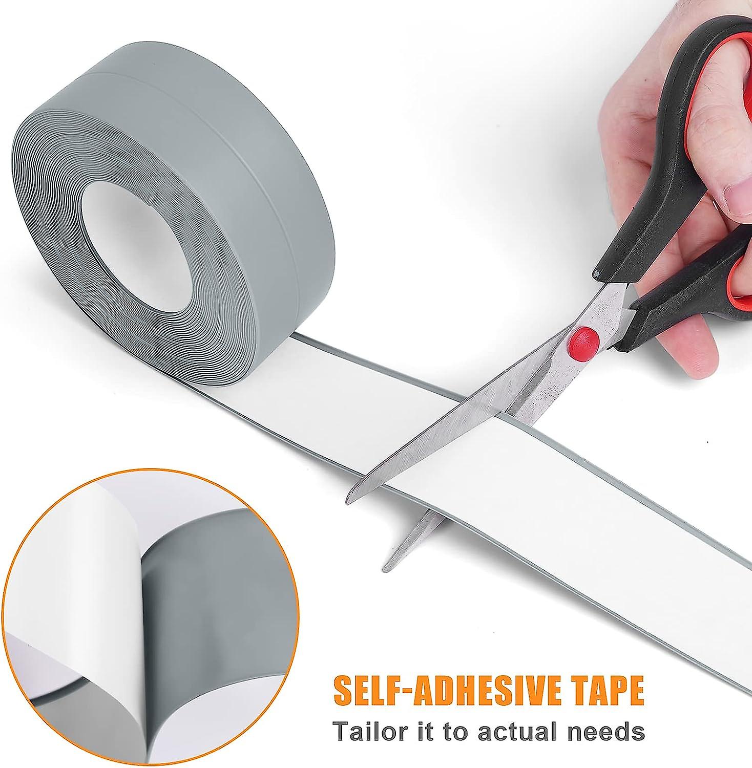 Bathroom Seal, 3.2m*3.8cm Self Adhesive Sealing Strip, Self Adhesive ...
